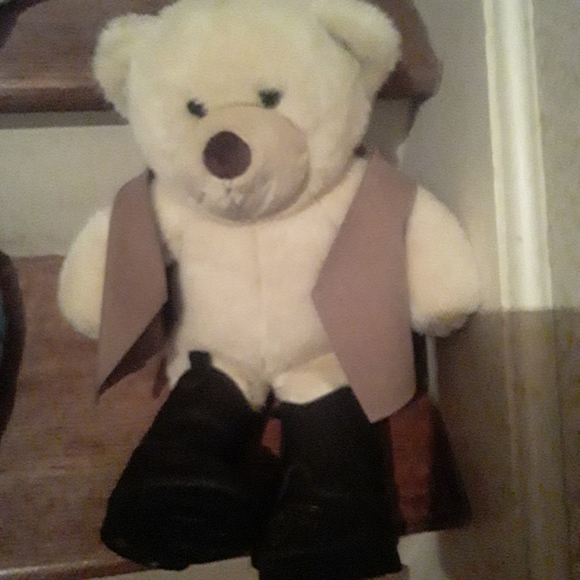 Build-A-Bear | Toys | Build A Bear Cream Cowboy With Veat And Cowboy ...